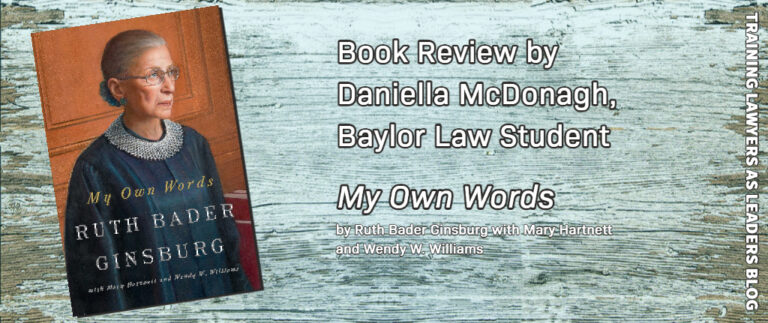 My Own Words by Ruth Bader Ginsburg with Mary Hartnett and Wendy W ...